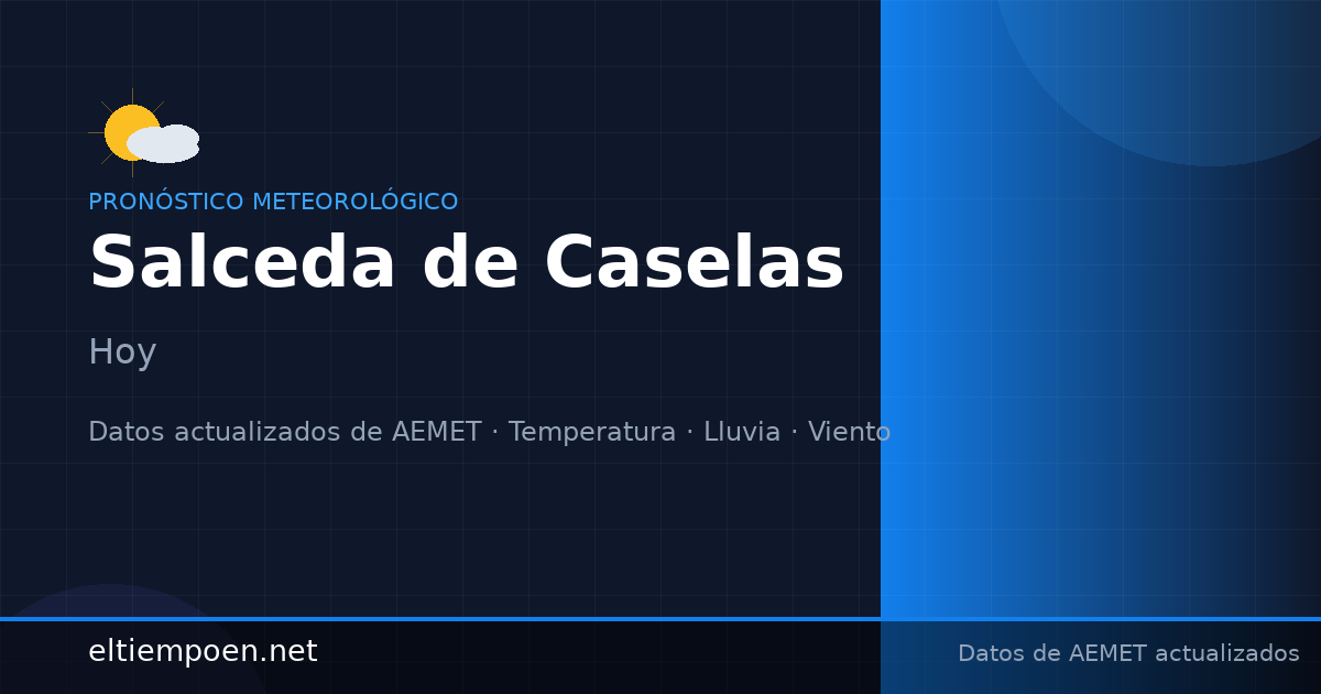 El Tiempo en Salceda de Caselas, Pontevedra Hoy - Pronóstico Detallado ...